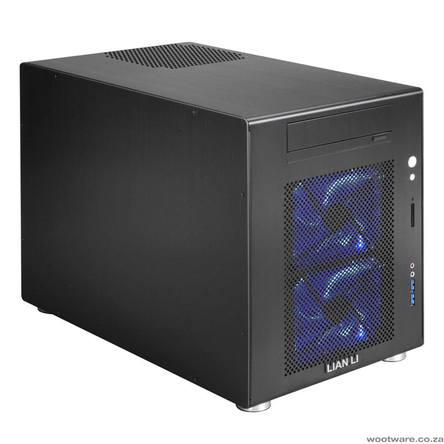 Lian Li PC-V354 Black Cube Chassis Micro-ATX Chassis - Wootware