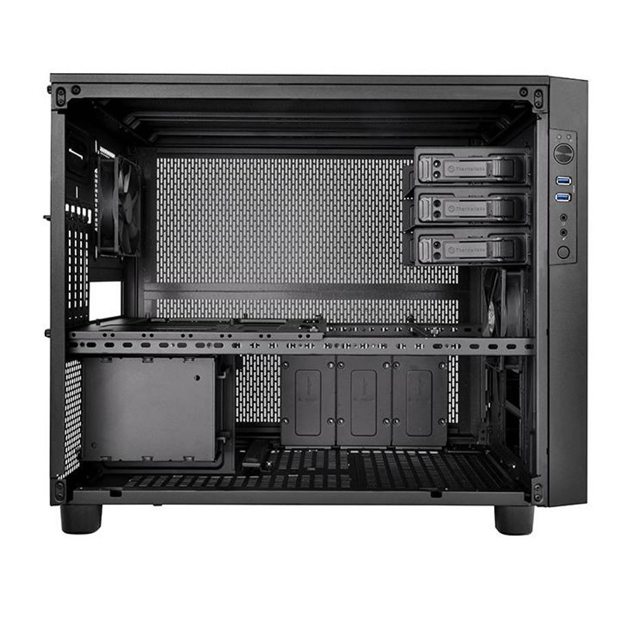 Thermaltake CA-1D7-00C1WN-00 Core X2 Windowed M-ATX Cube Chassis - Wootware
