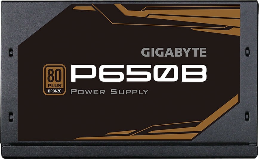 Gigabyte GP-P650B P650B 650W 80 Plus Bronze Non-Modular Black Desktop ...