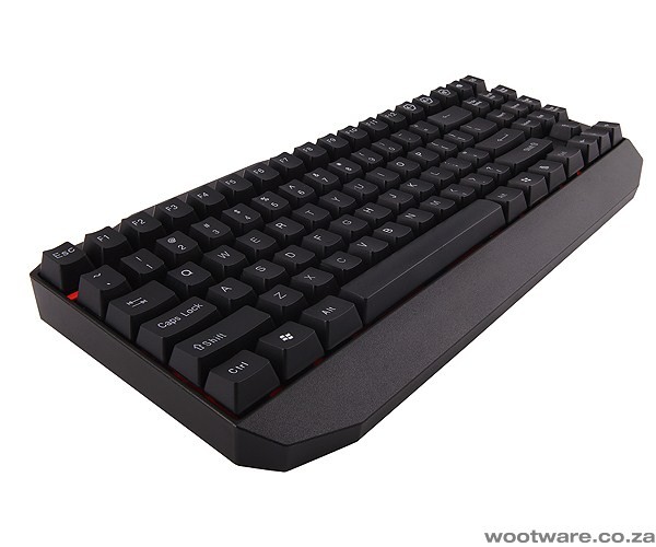Zalman ZM-K500 Black With Red Highlight Mechanical Gaming Keyboard ...