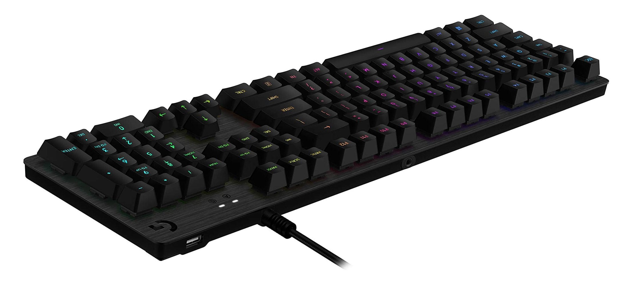 Logitech 920-008750 G512 Lightsync RGB GX-Red Linear Mechanical Gaming ...