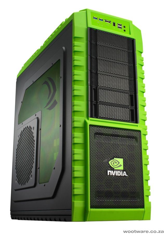 CoolerMaster NV-942-KKN1 HAF-X, NVIDIA Edition with Windowed Side Panel ...