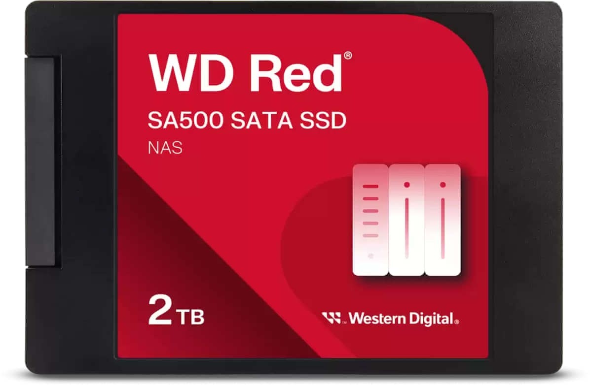 Western Digital WDS200T2R0A Red SA500 2TB 2.5" SATA 3.0 6Gbp/s NAS ...