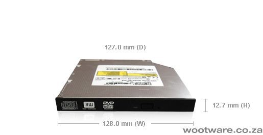 Samsung 8x OEM Sata Slim DVD Writer - Wootware