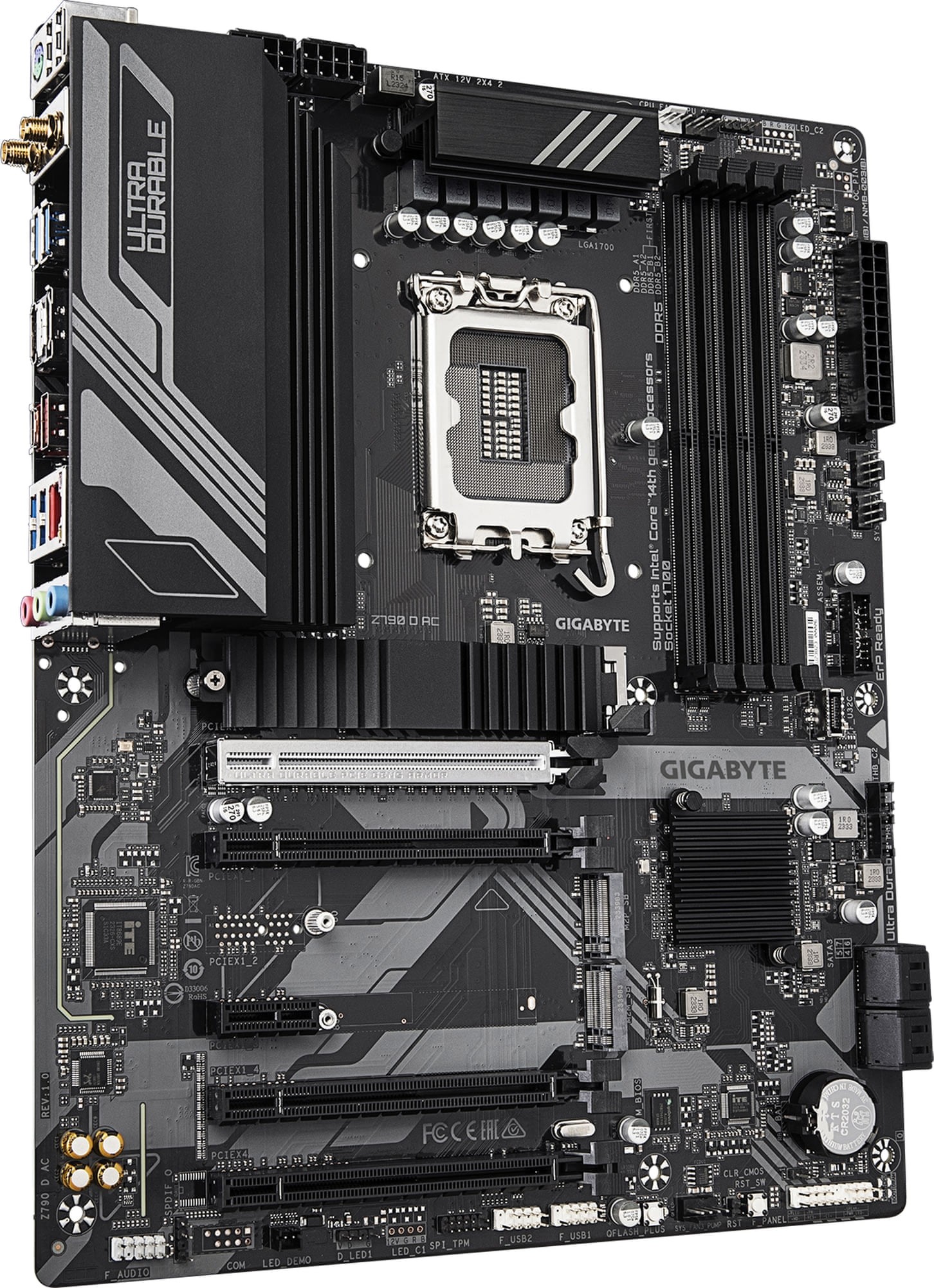 Gigabyte Z790 D AC Rev1.0 DDR5 WiFi 5 Intel Z790 LGA 1700 Raptor Lake ...