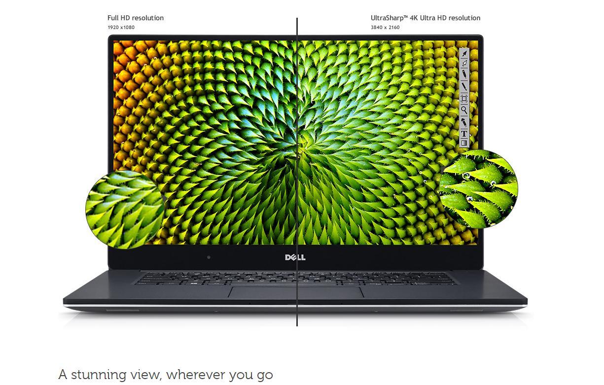 Dell XPS 15 9560 Silver Core i7-7700HQ 2.80GHz 15.6" 4K Ultra HD ...